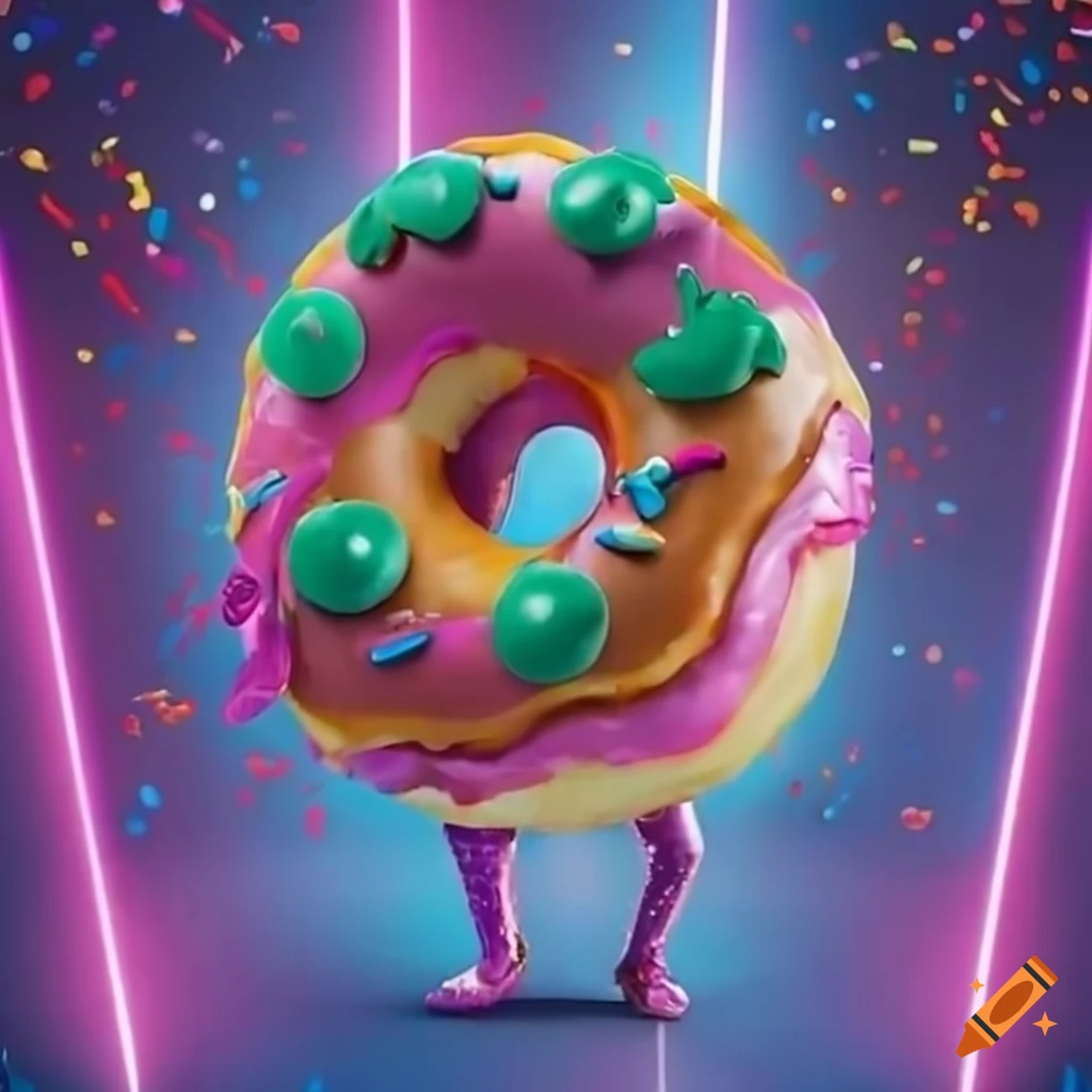 Masked singer donut