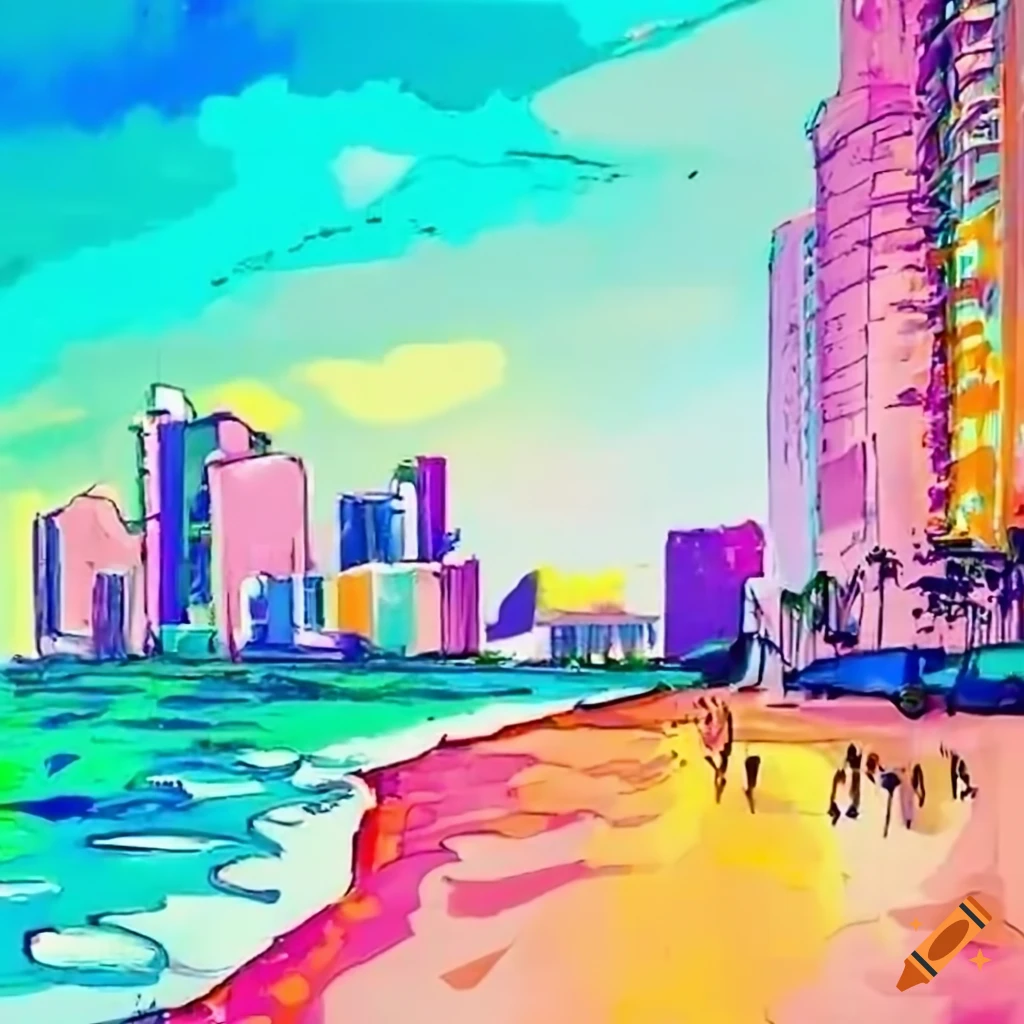 Miami on Craiyon