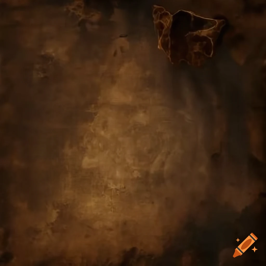 Well-preserved ancient parchment with subtle traces of knowledge on Craiyon