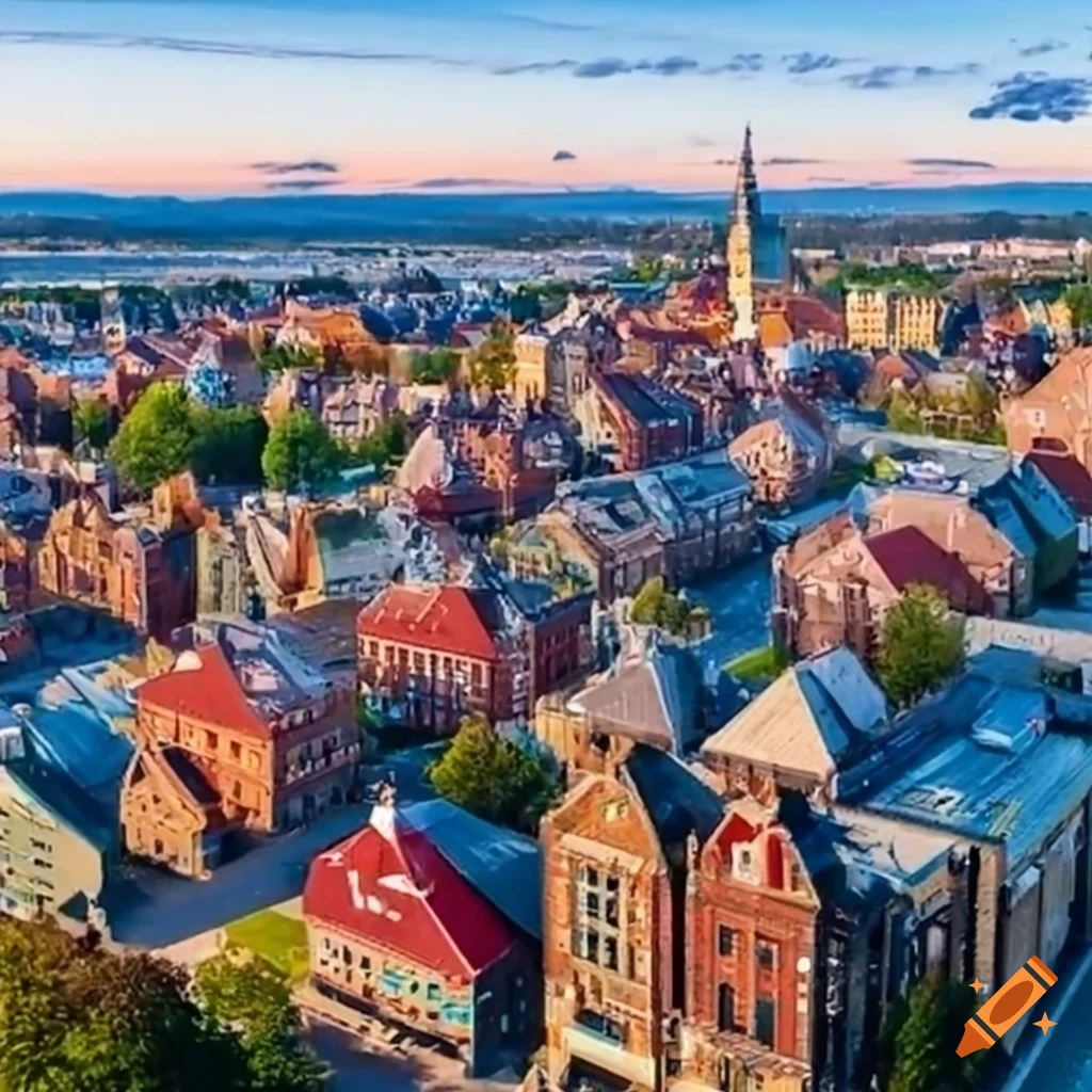 Collaborative town management on Craiyon