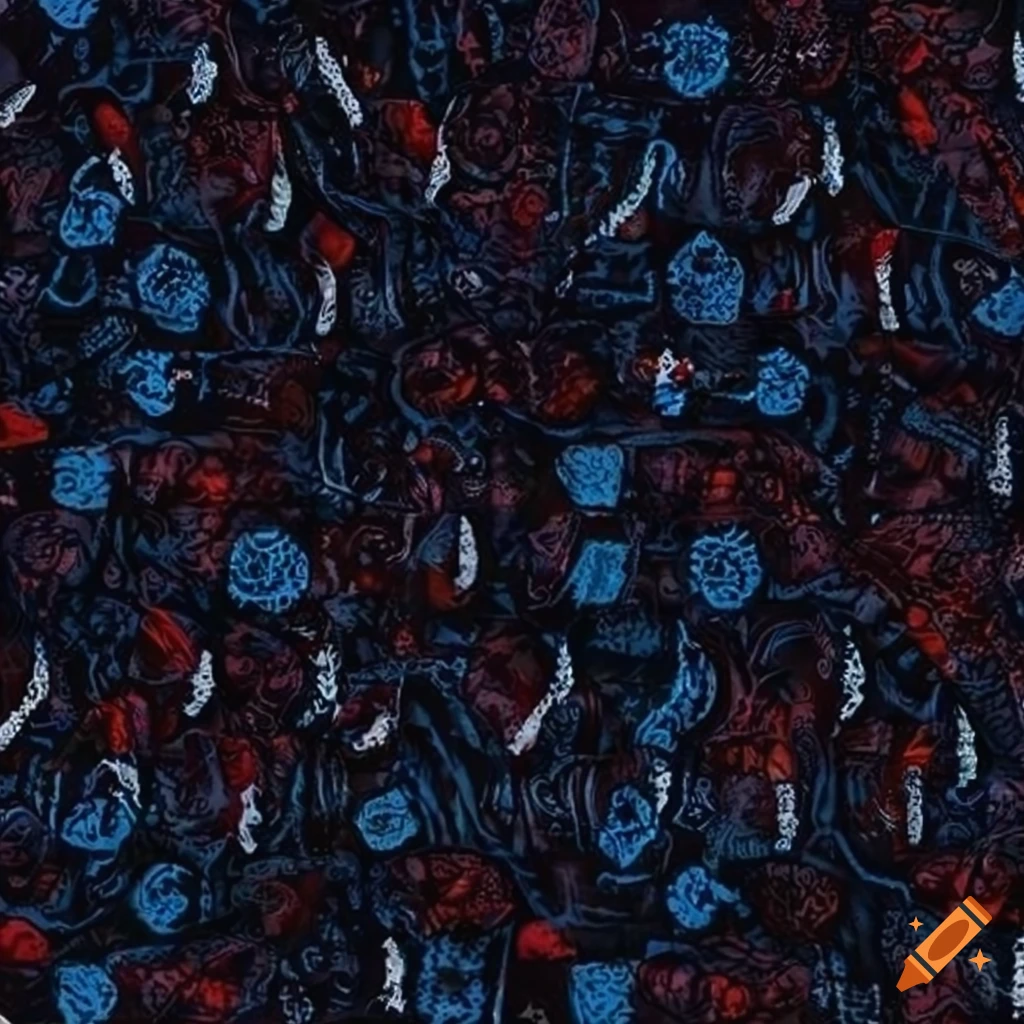 Ice punk pattern on Craiyon