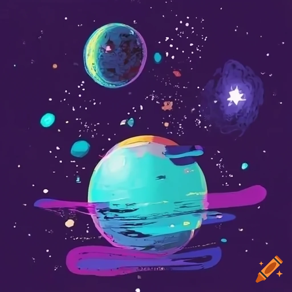 Enter space-themed
