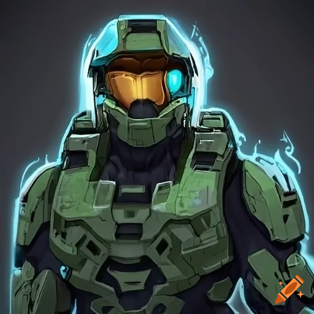 Epic master chief on Craiyon