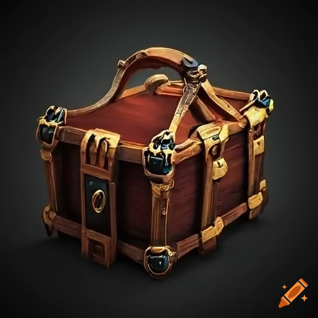 Chest loot acquisition on Craiyon