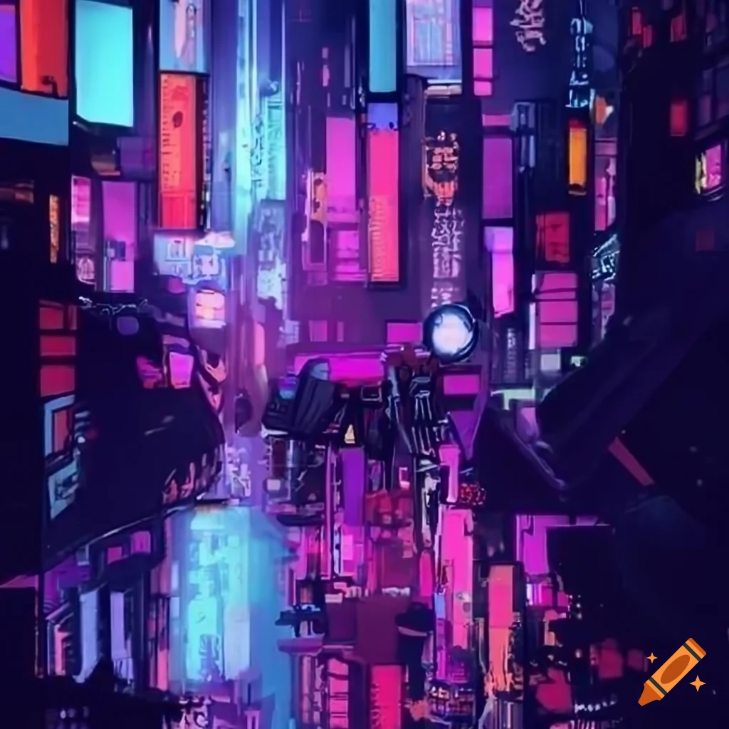 Cyberpunk happy