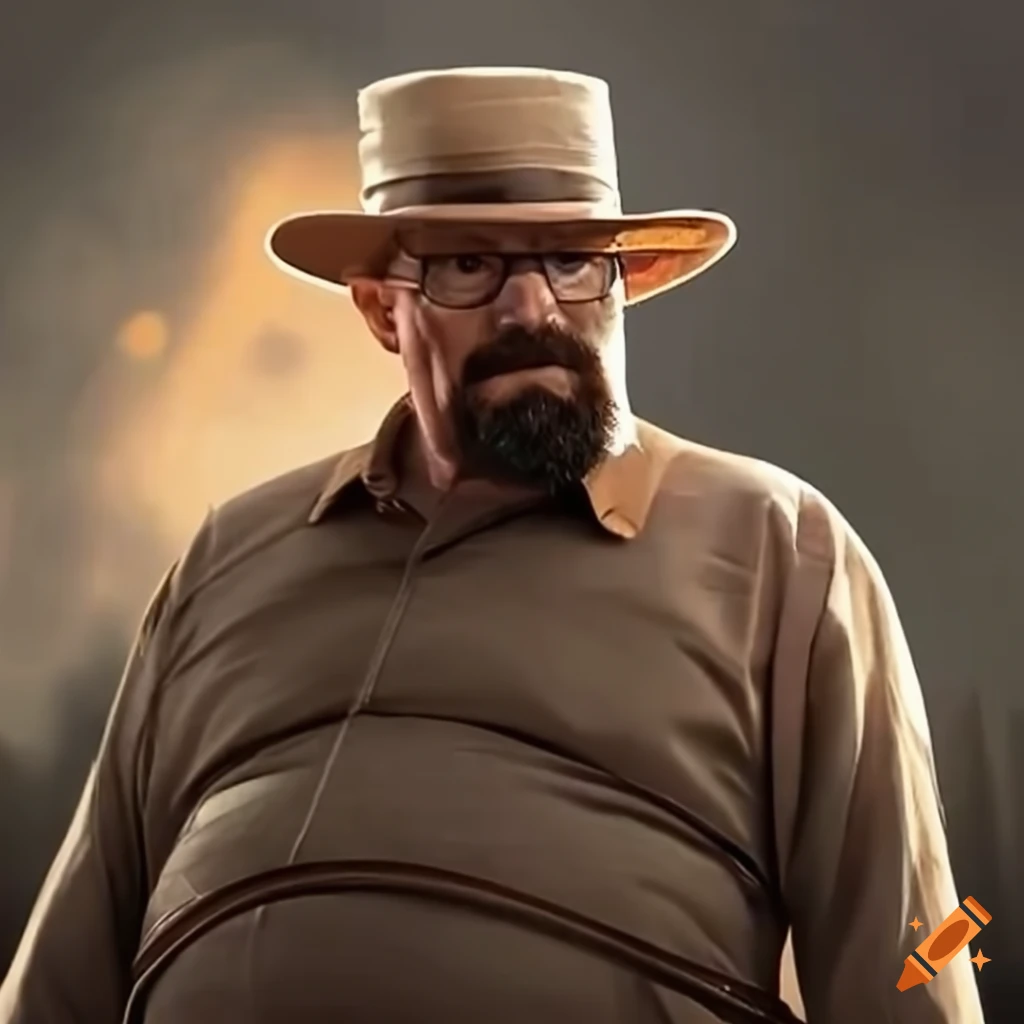 Overweight walter white on Craiyon