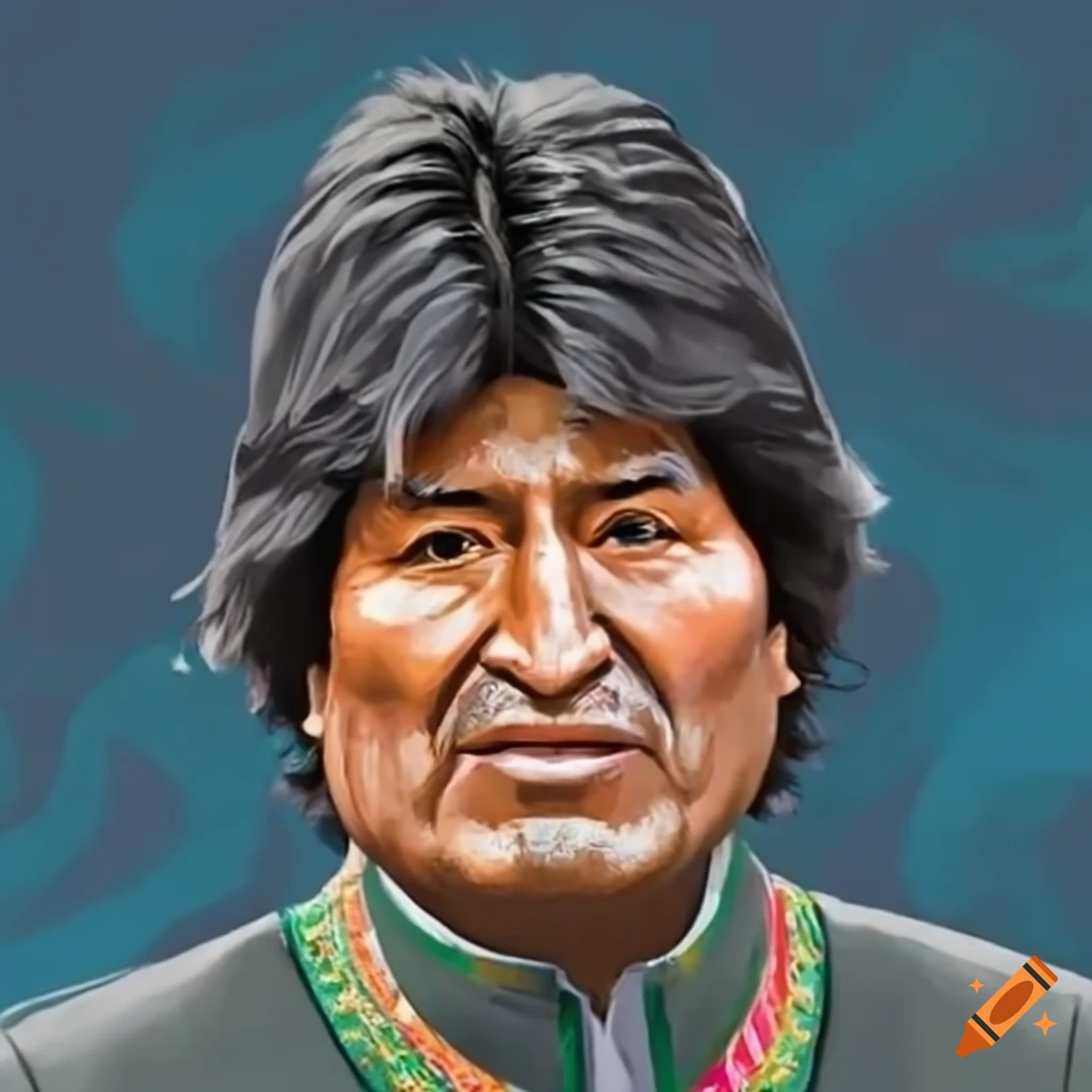 Evo morales on Craiyon