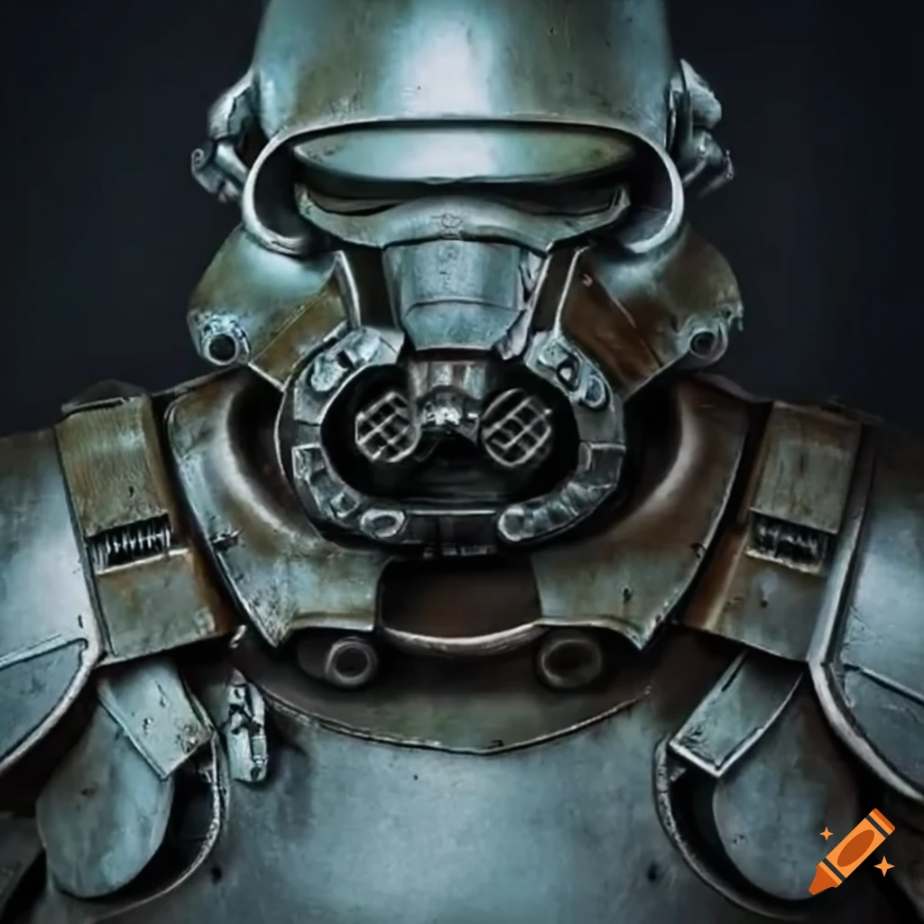 Reimagined power armor inspired by German WWII infantry, in particular ...