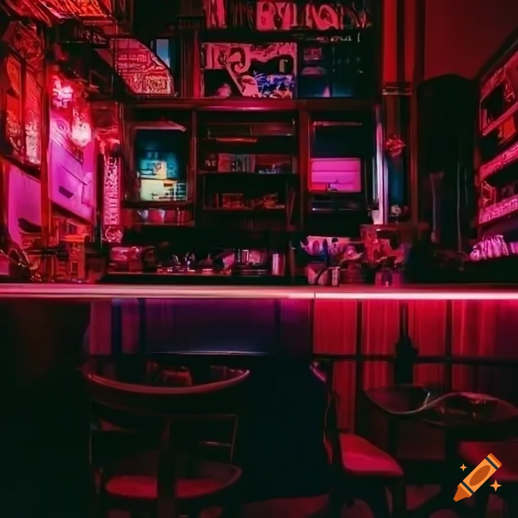 Cyberpunk dining room