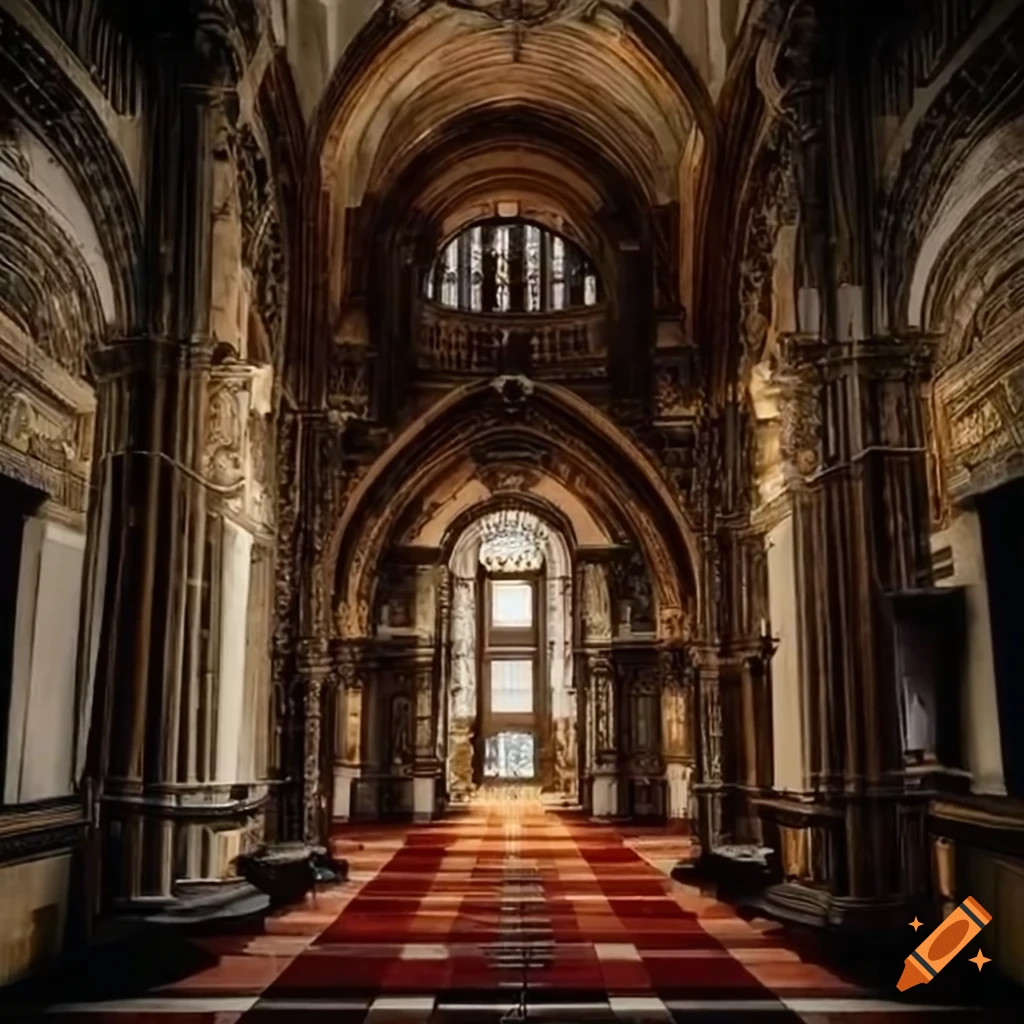 Building interior on Craiyon