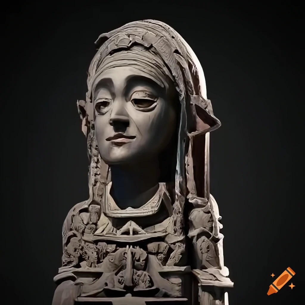‘Architectural Stave carving’-Style, hd Zelda game, 🔲 sculpture ...