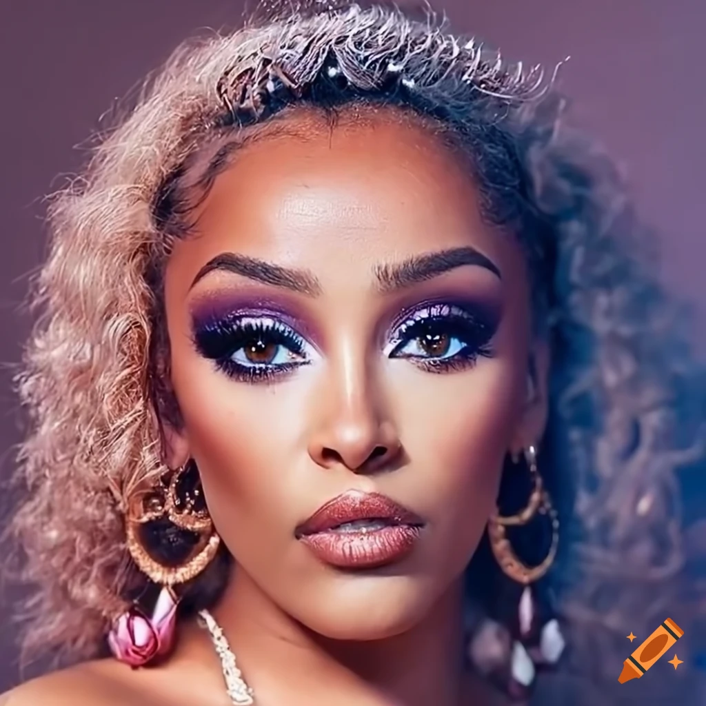 Doja Cat as a beautiful queen, high detail, 4K ultra HD, high ...