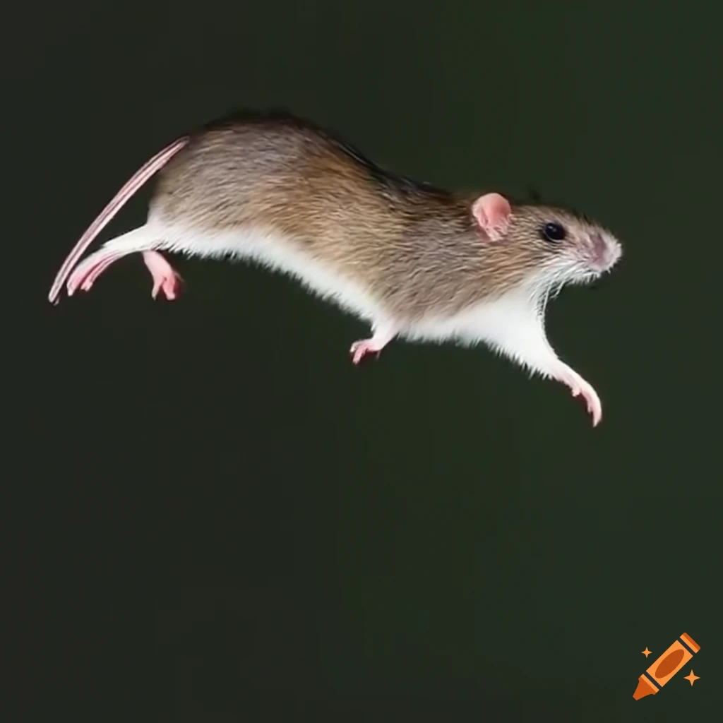 Mouse Standing On Hind Legs