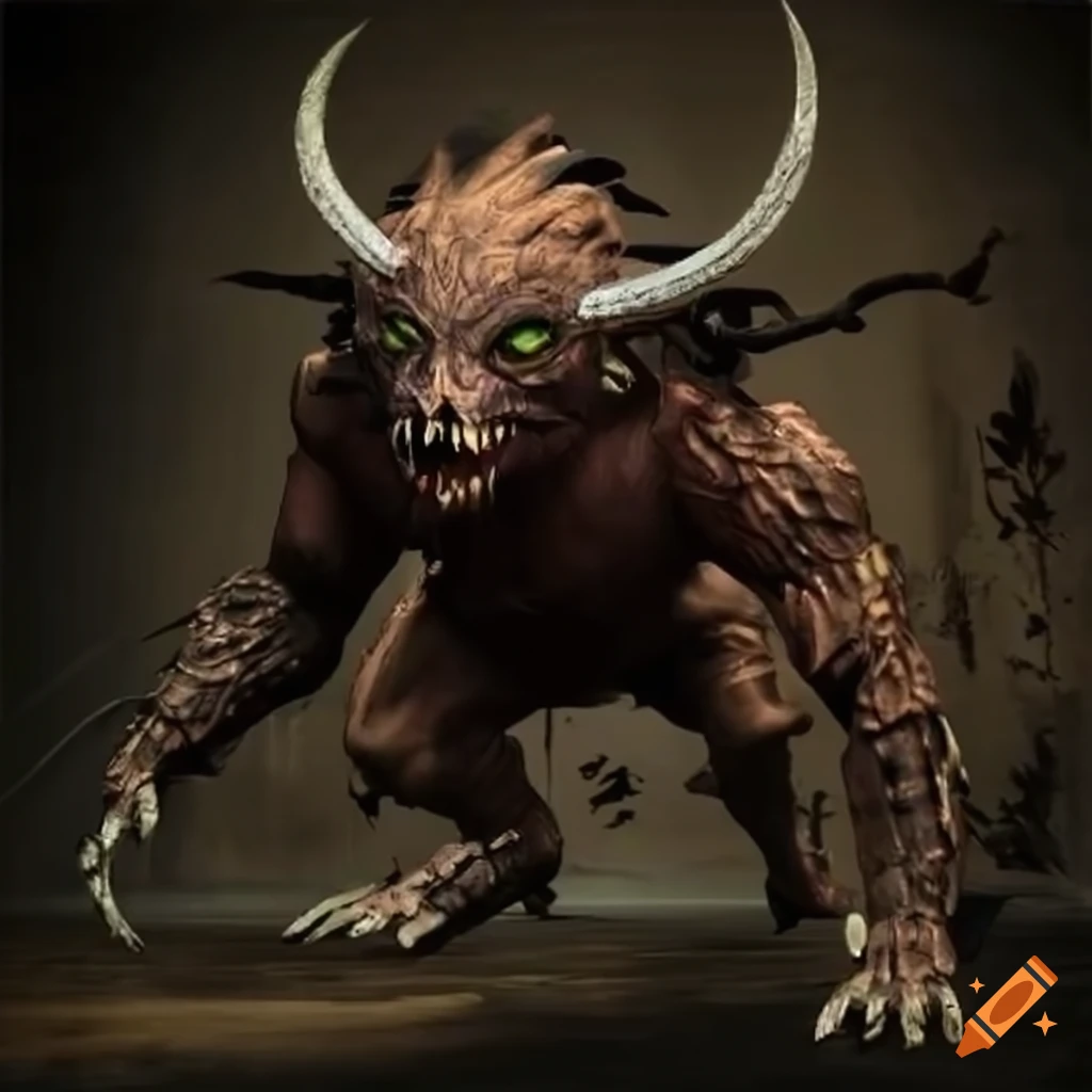 Very ferocious highly detailed tribal creature from unreal tournament 3 ...