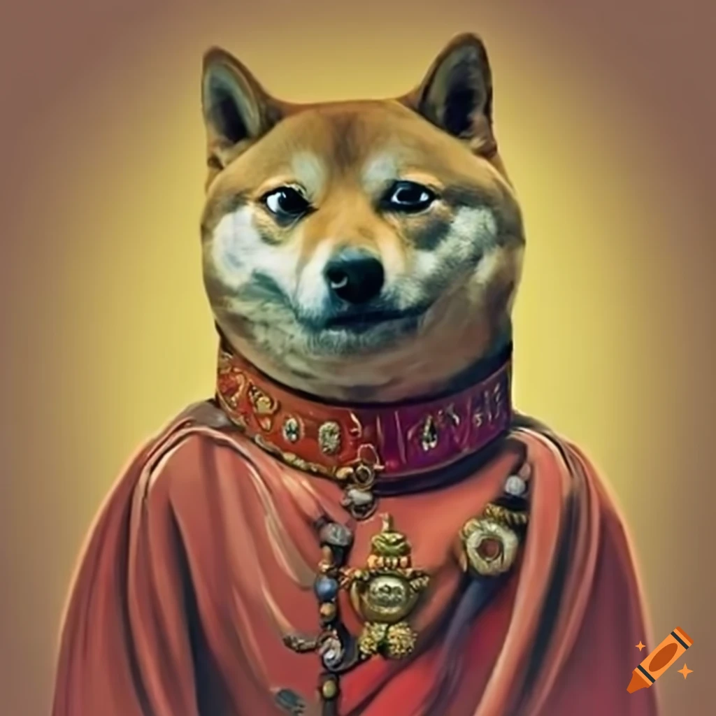 Doge as a russian tsar on Craiyon