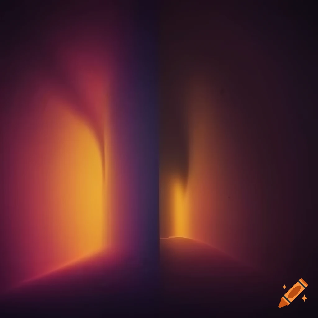 A surreal, dream-like depiction of an ethereal liminal space with ...