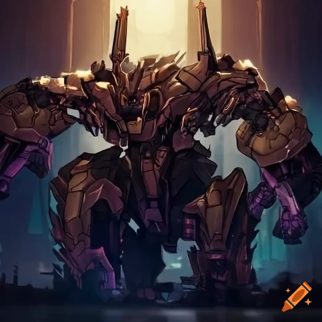 Epic mecha bosses on Craiyon