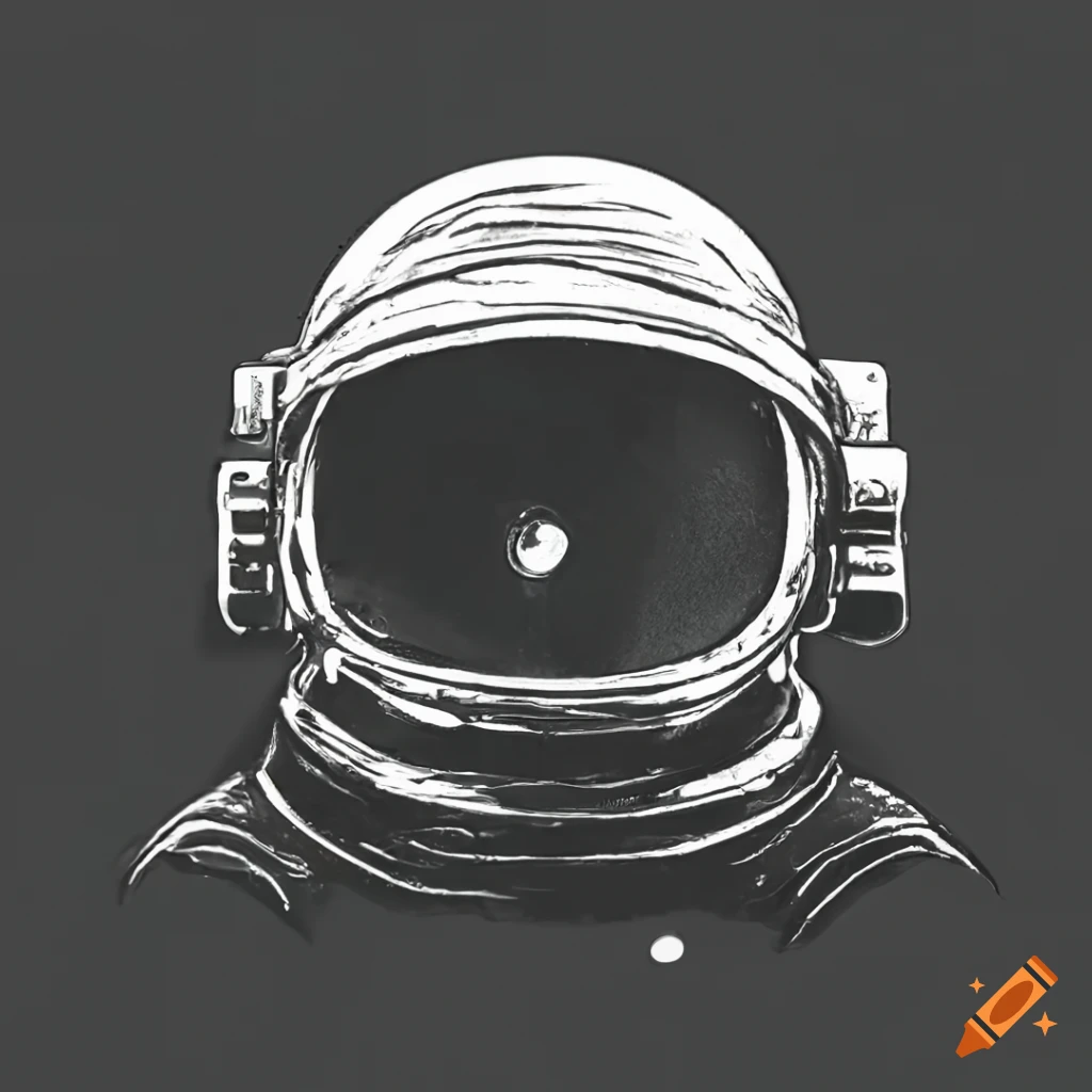 Astronaut helmet close up on Craiyon