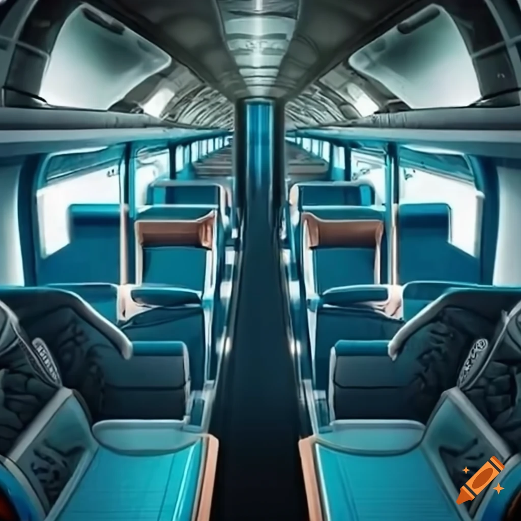 Interior designs of night jet train for india