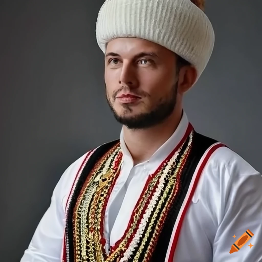 Elon Musk Wearing Traditional Albanian Men S Clothes Ultra Sharp
