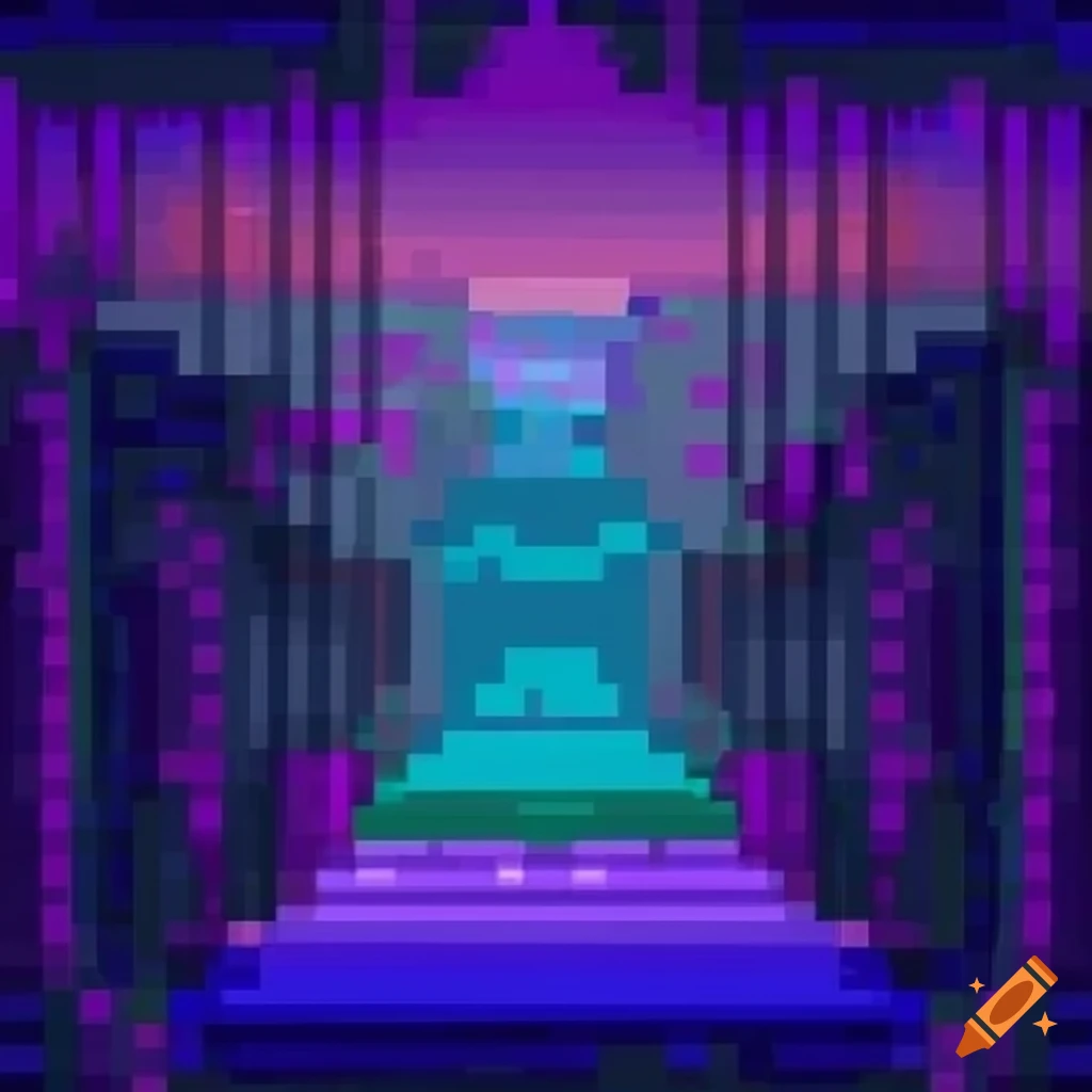 Pixel art tiled background life