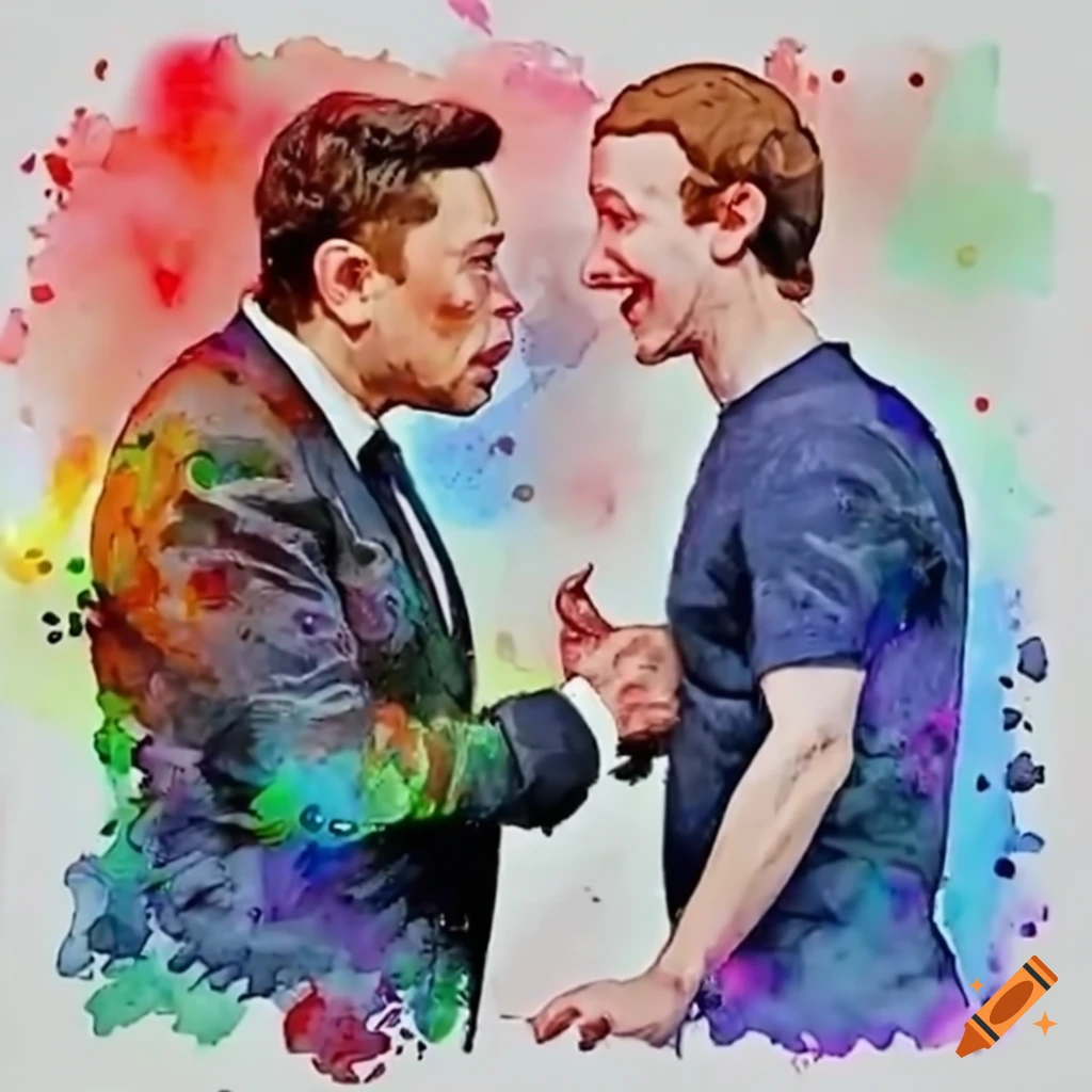 Elon musk and mark zuckerberg angry at each other