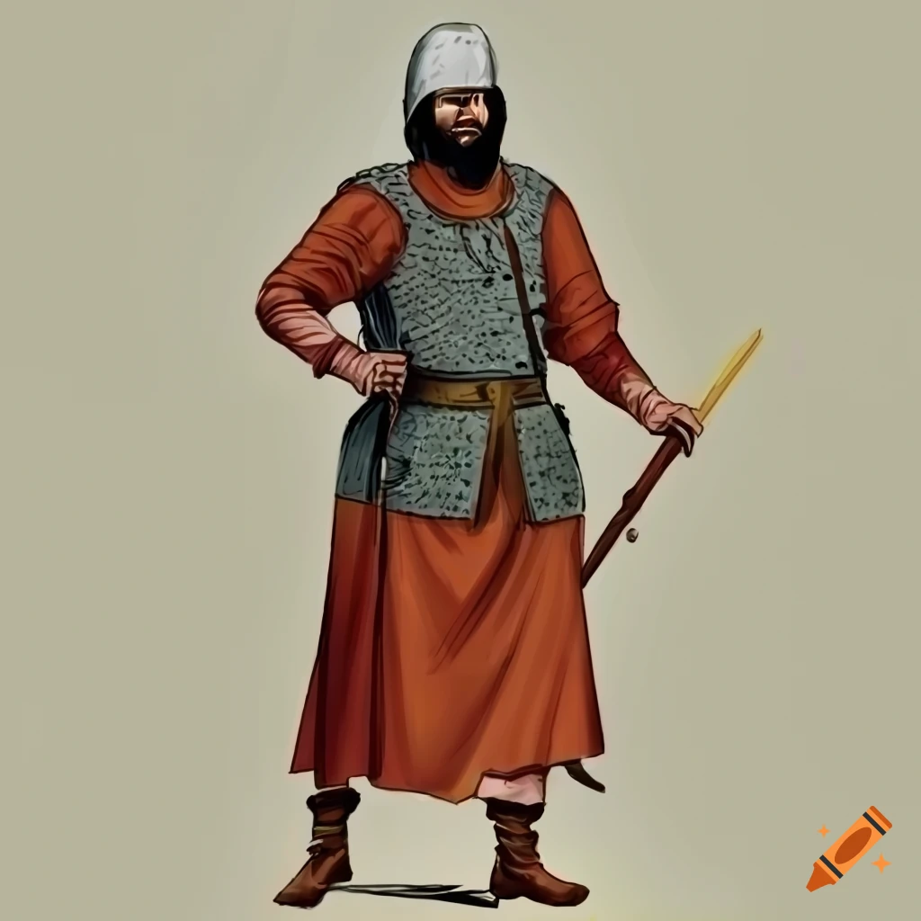 The colored illustration portrays a single Zamurak Empire infantryman ...