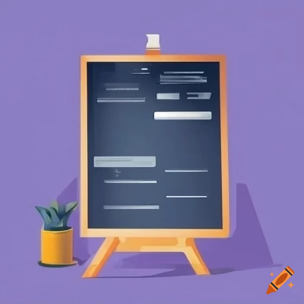 Office guide board on Craiyon