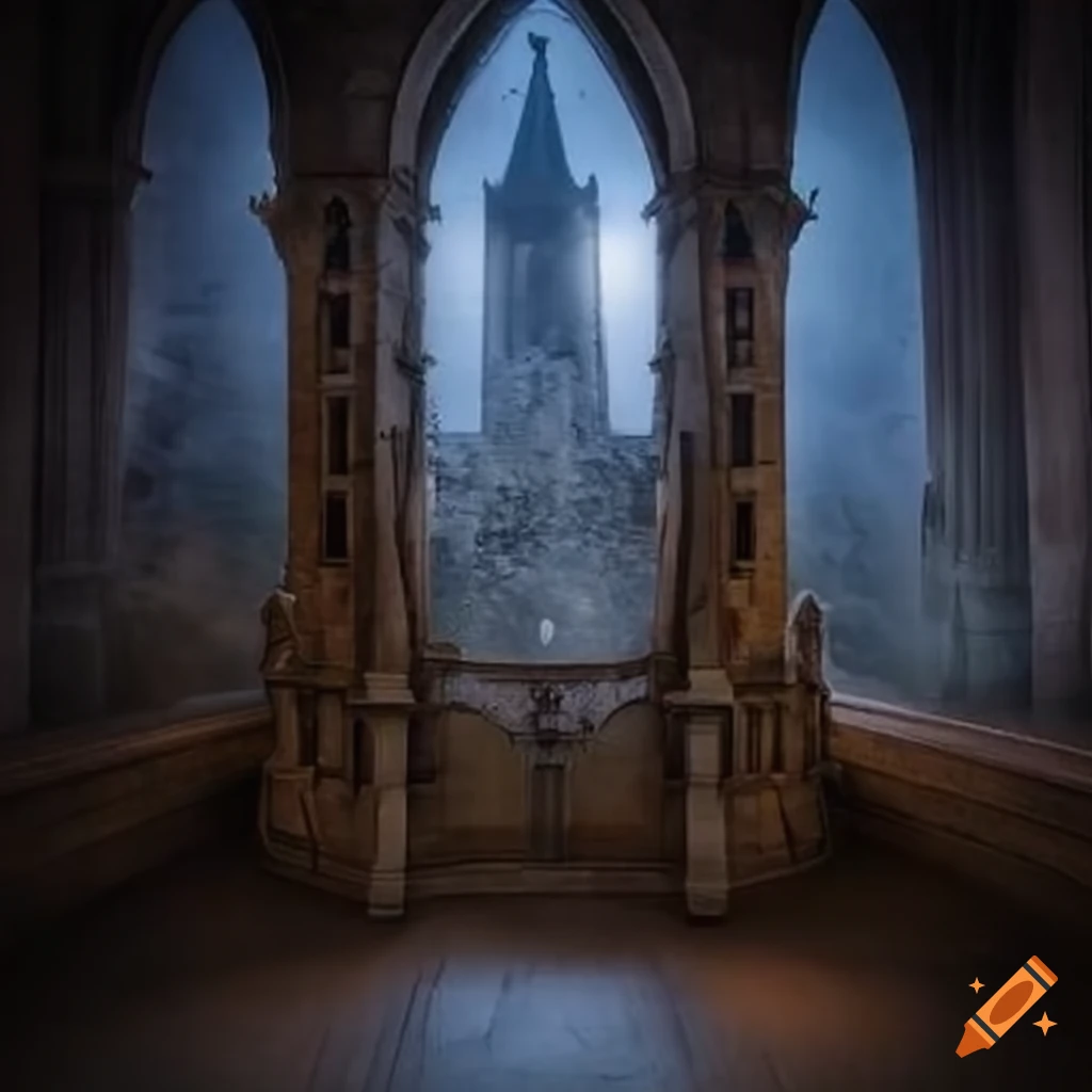 Fantasy castle on Craiyon