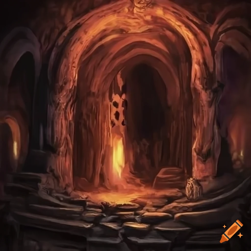 Dark fantasy dungeon