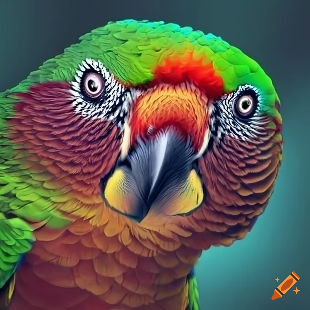 Fractal parrot