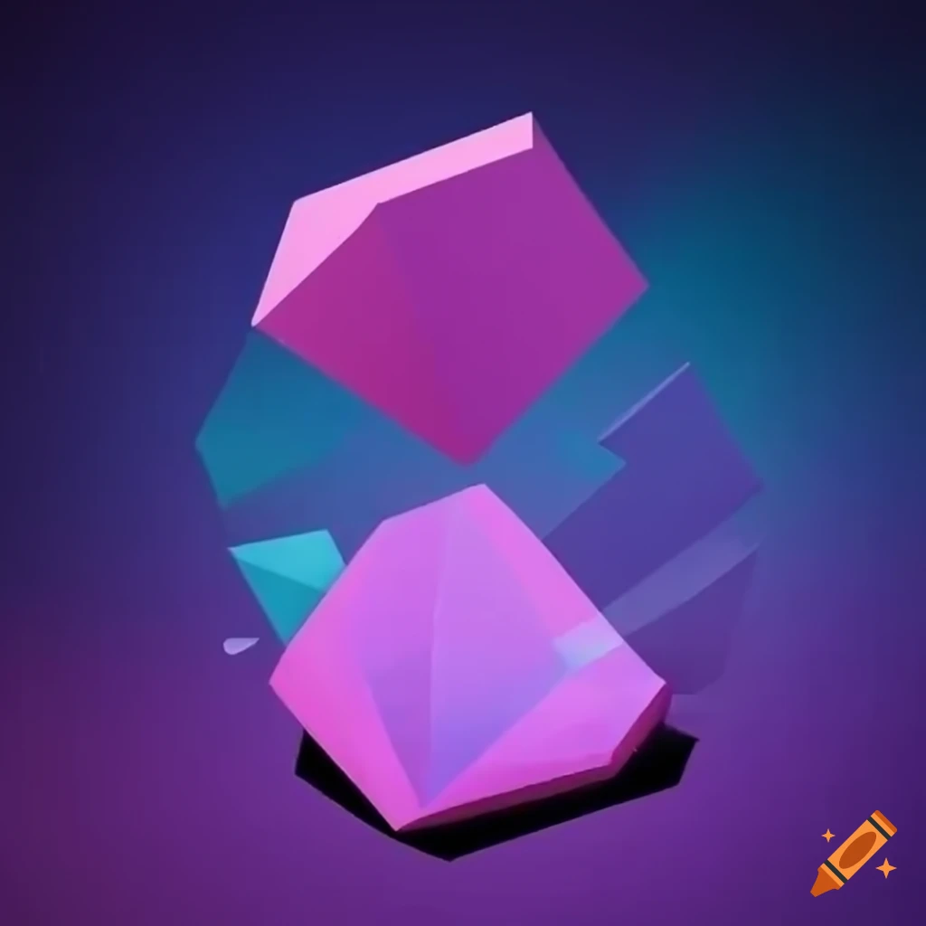 Matic polygon token on Craiyon