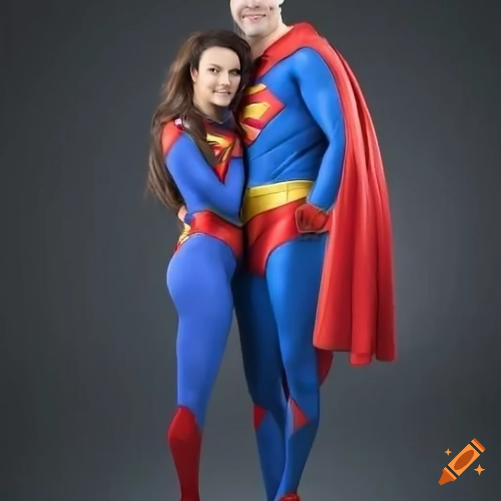 Super hero couple on Craiyon