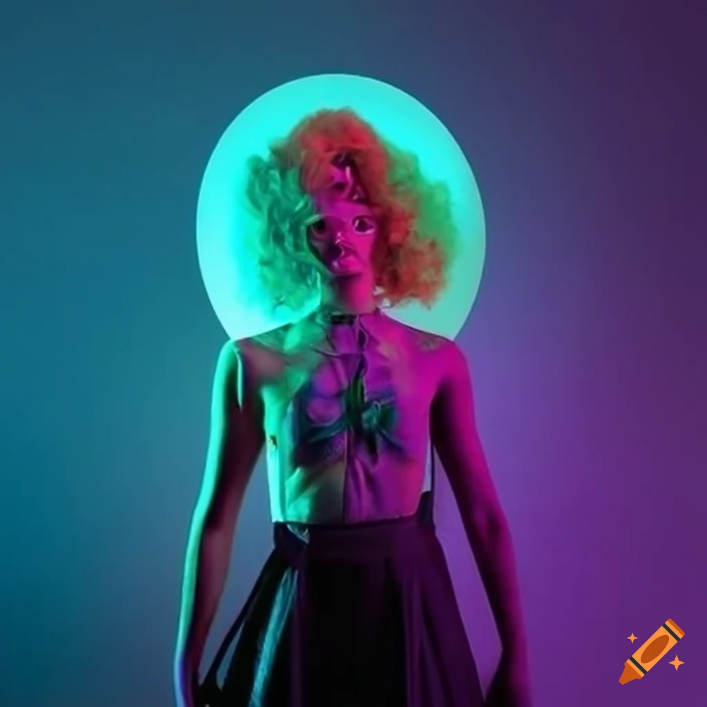 An Individual Embracing Gender Fluidity With Confidence And Self