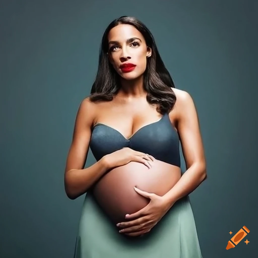 Alejandra Ocasio Cortez Giving Birth Ultra Sharp Focused Highly