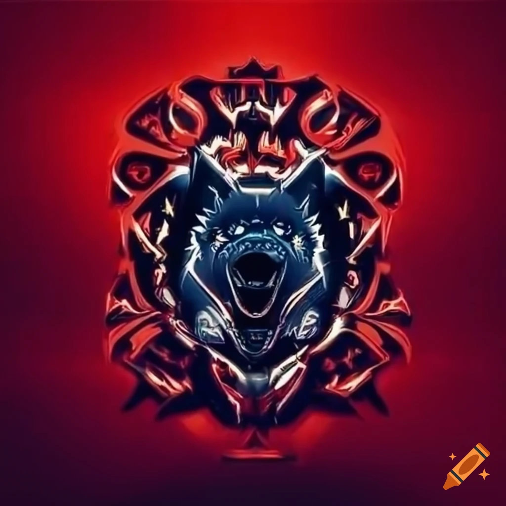 Midnight wolf racing formula 1 league logo on Craiyon