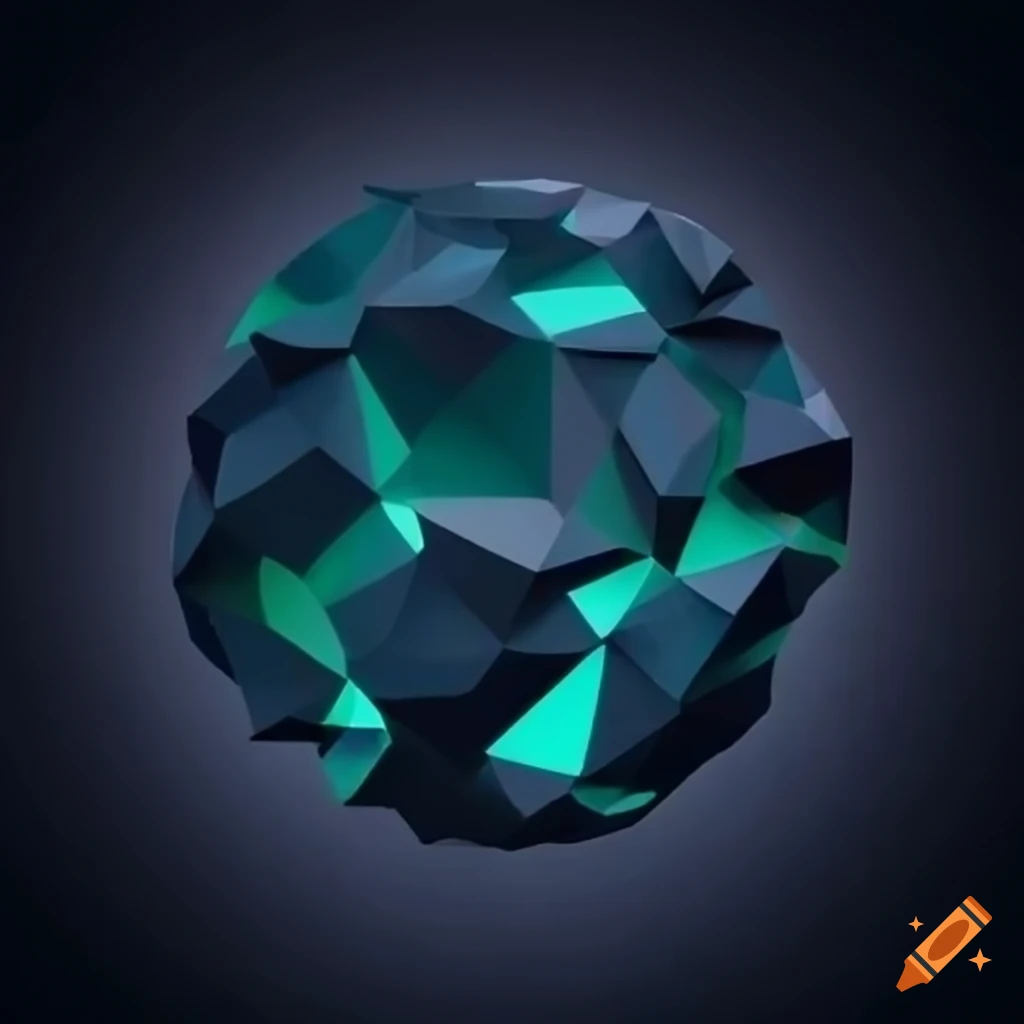 Matic polygon token on Craiyon