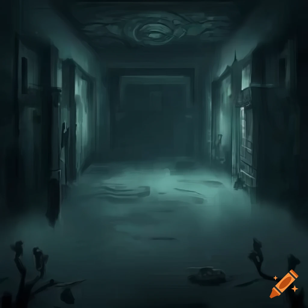 Horror, laboratory, landscape, room on Craiyon