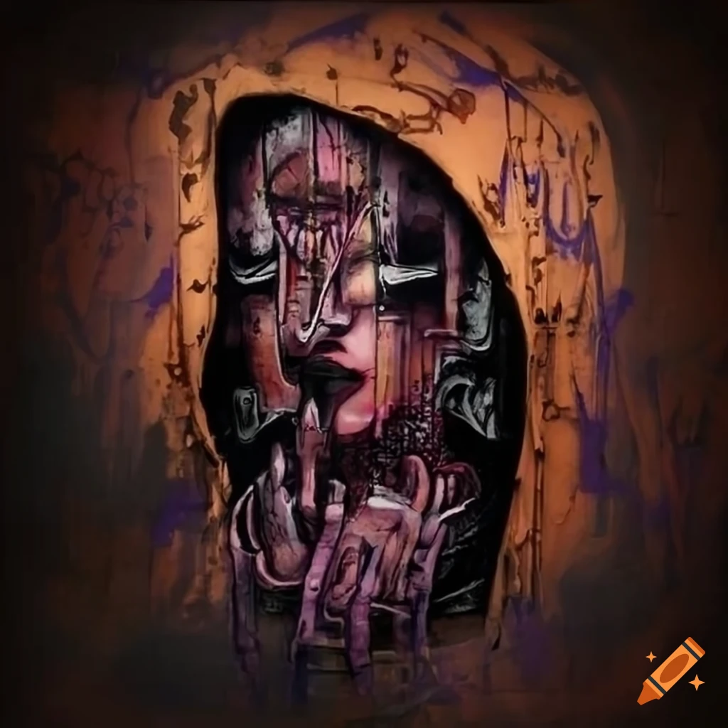 Graffiti in style of gothic