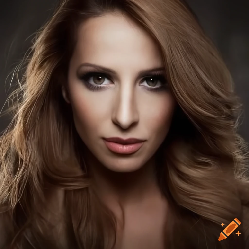 Ana kasparian, closeup face, glamour portrait
