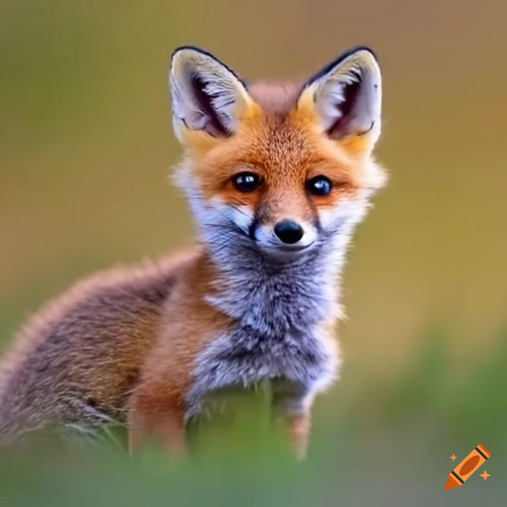 Cute Baby Fox Wallpaper