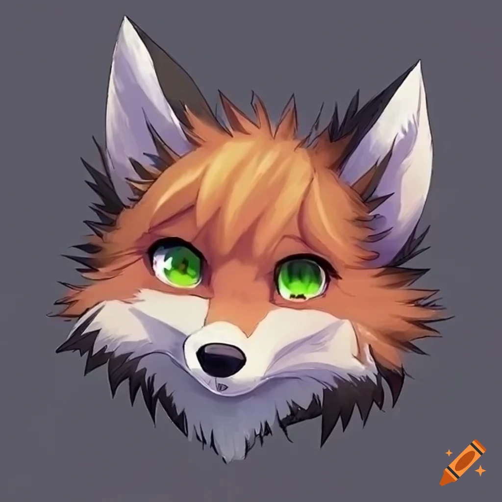 Cute muddy furry anime fox