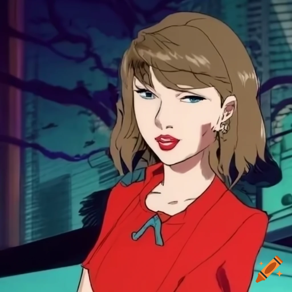 Animates taylor swift in the anime titled akira on Craiyon