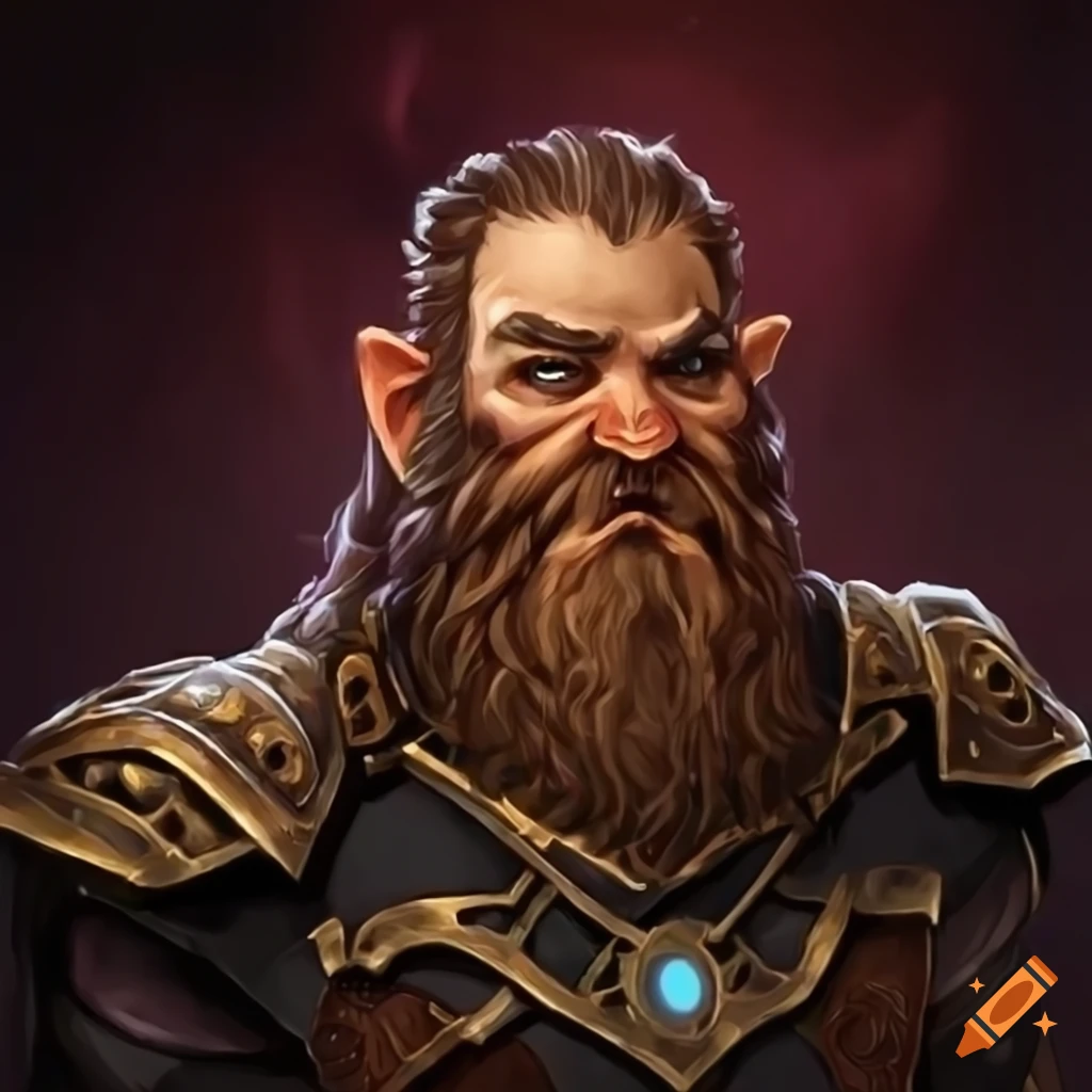 Dwarf spellblade on Craiyon