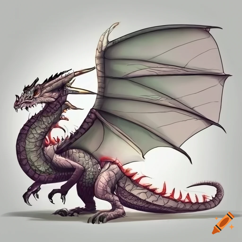Dragon Wings Side View
