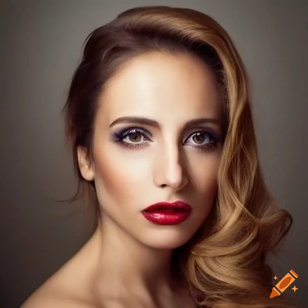 Ana kasparian, closeup face, glamour portrait