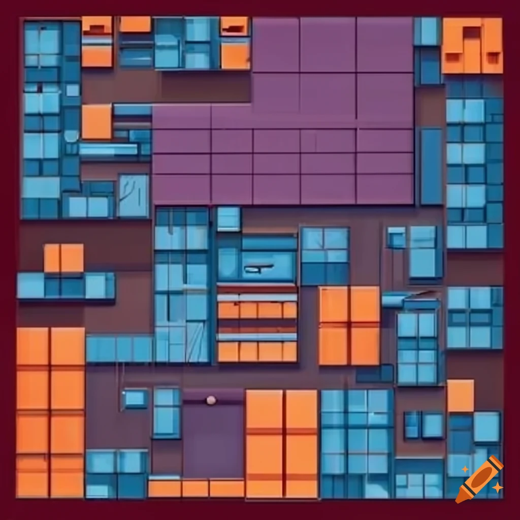 Tileset of an computer science school