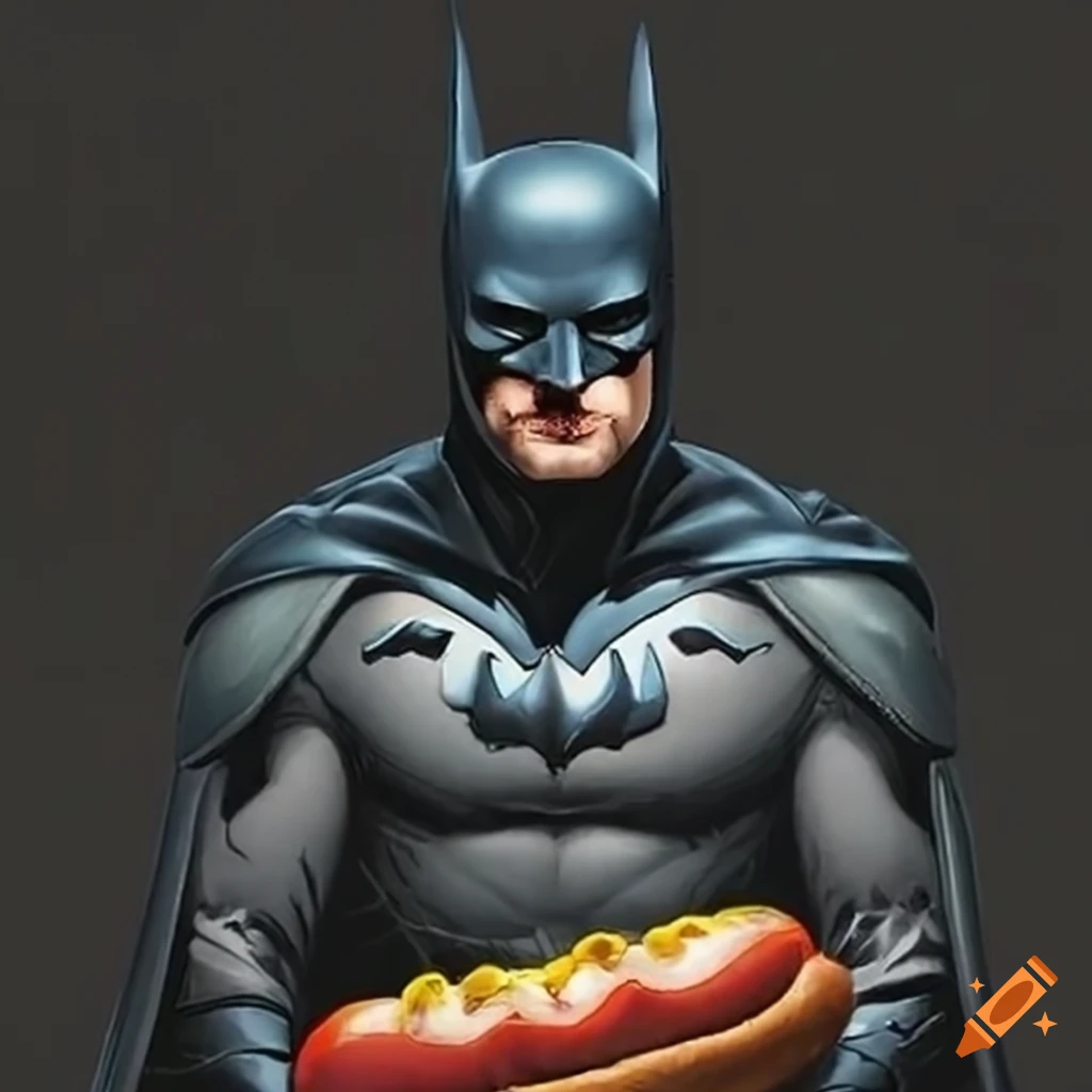 Batman is a hot dog