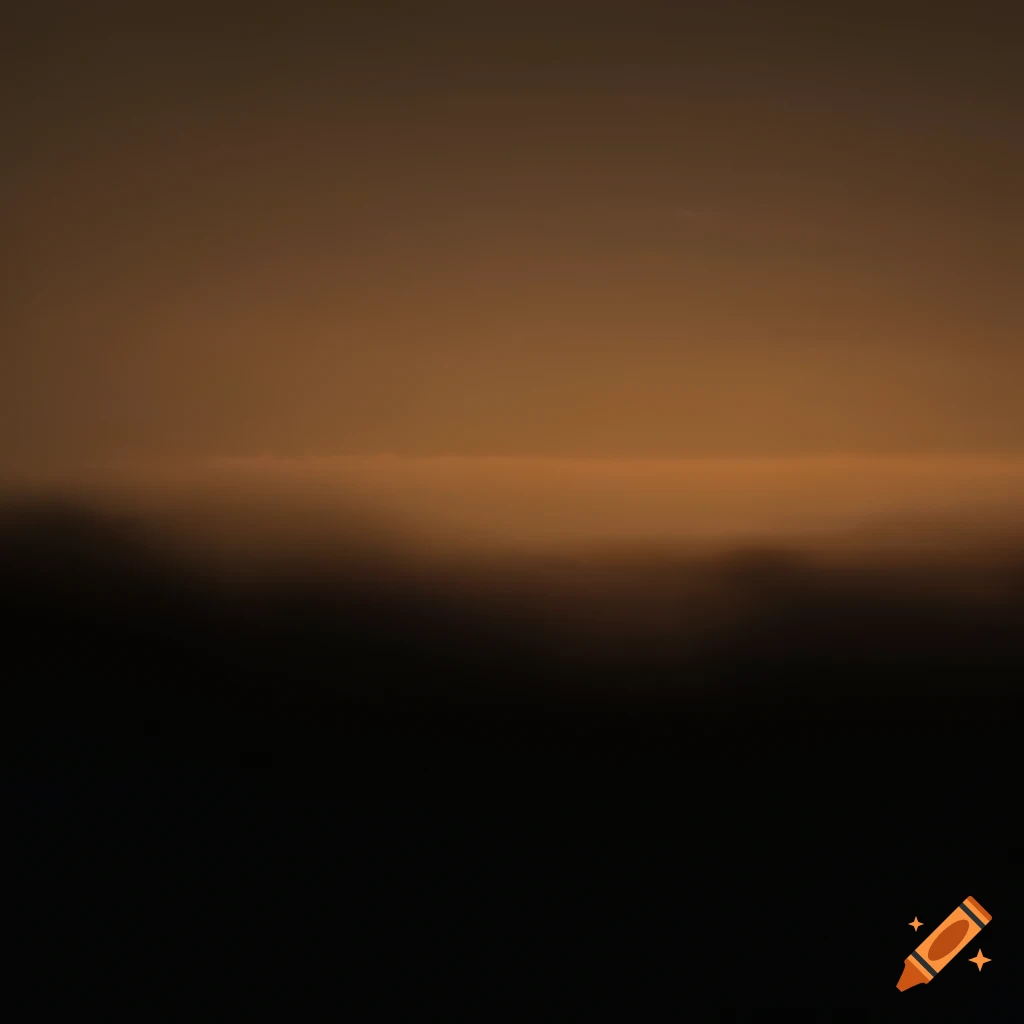 Crepuscular rays at dusk