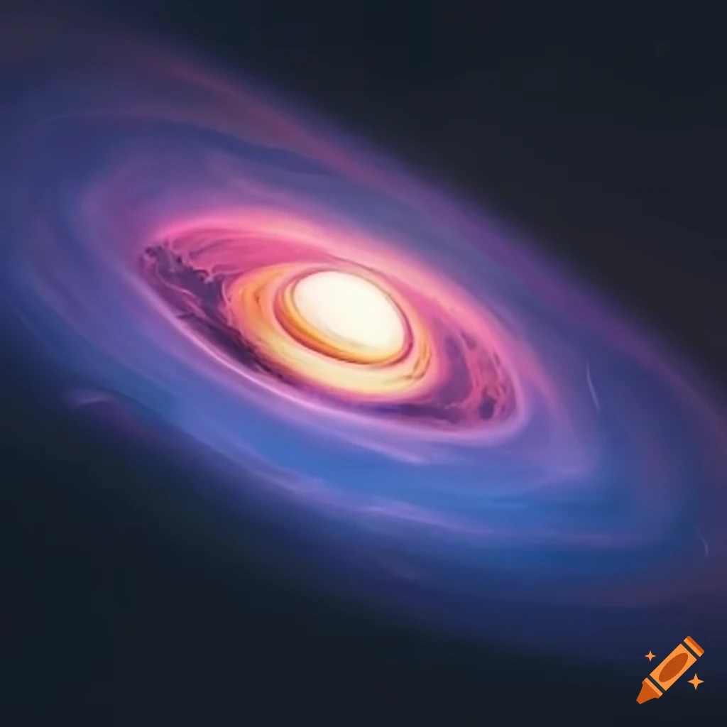 Two stars gravitating around eachother